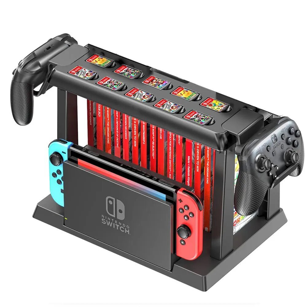 Switch Игровая станция-органайзер с зарядным устройством для контроллера и док-станцией для зарядки Nintendo Switch и OLED-джойконов