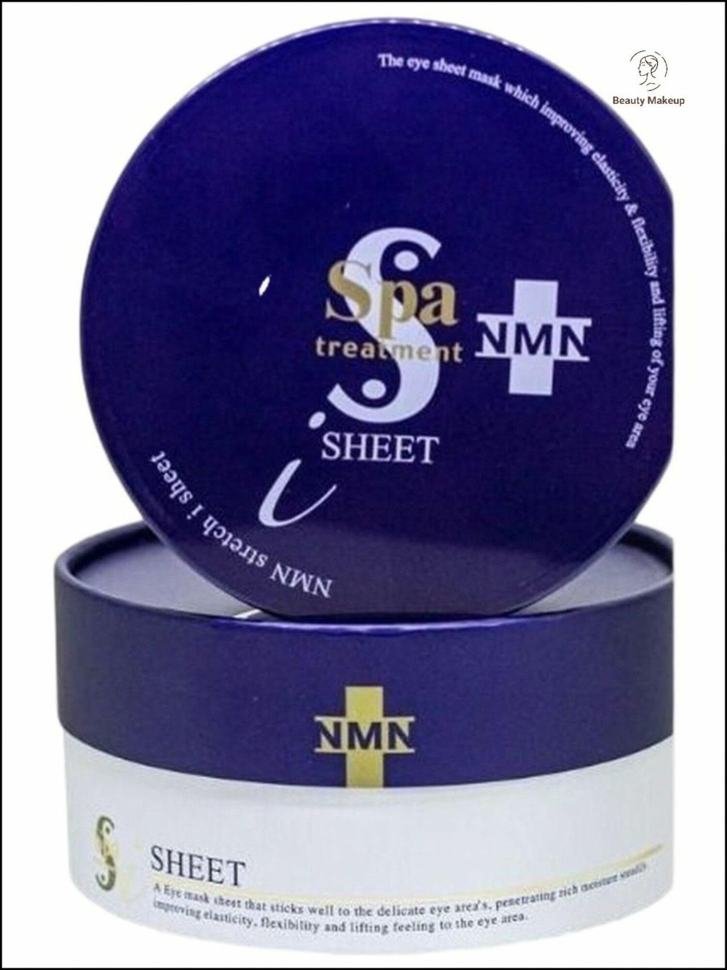 Эксклюзивный комплект из 60 тканевых патчей для глаз NMN Stretch i Sheet с гиалуроновой кислотой для антивозрастного ухода