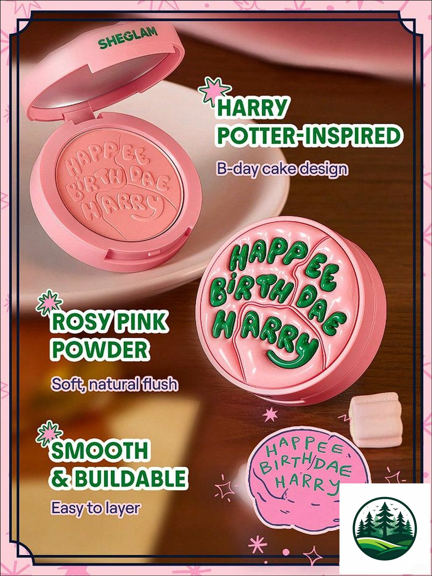 Румяна Harry Potter X SHEGLAM Happee Birthdae Harry Blush