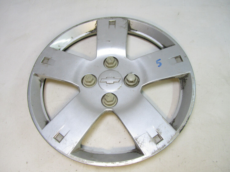 Колпак колесного диска Шевроле Авео Т250-255 R14 96653144 Крест 5 лучей - есть царапины - N-5