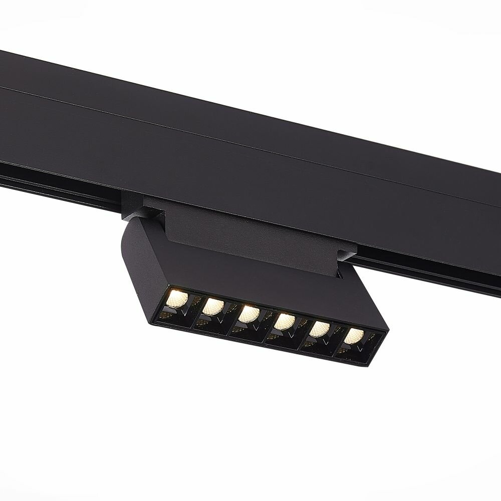 ST364.446.06 ST-Luce Магнитный трековый светильник Черный LED 1*6W 4000K 532Lm Ra>80 36° IP20 L120xW22xH108.