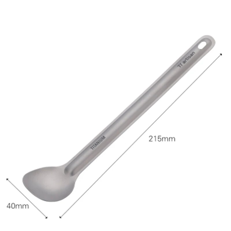 Титановая ложка Tiartisan Ta8119P/Ta8119F 215 мм