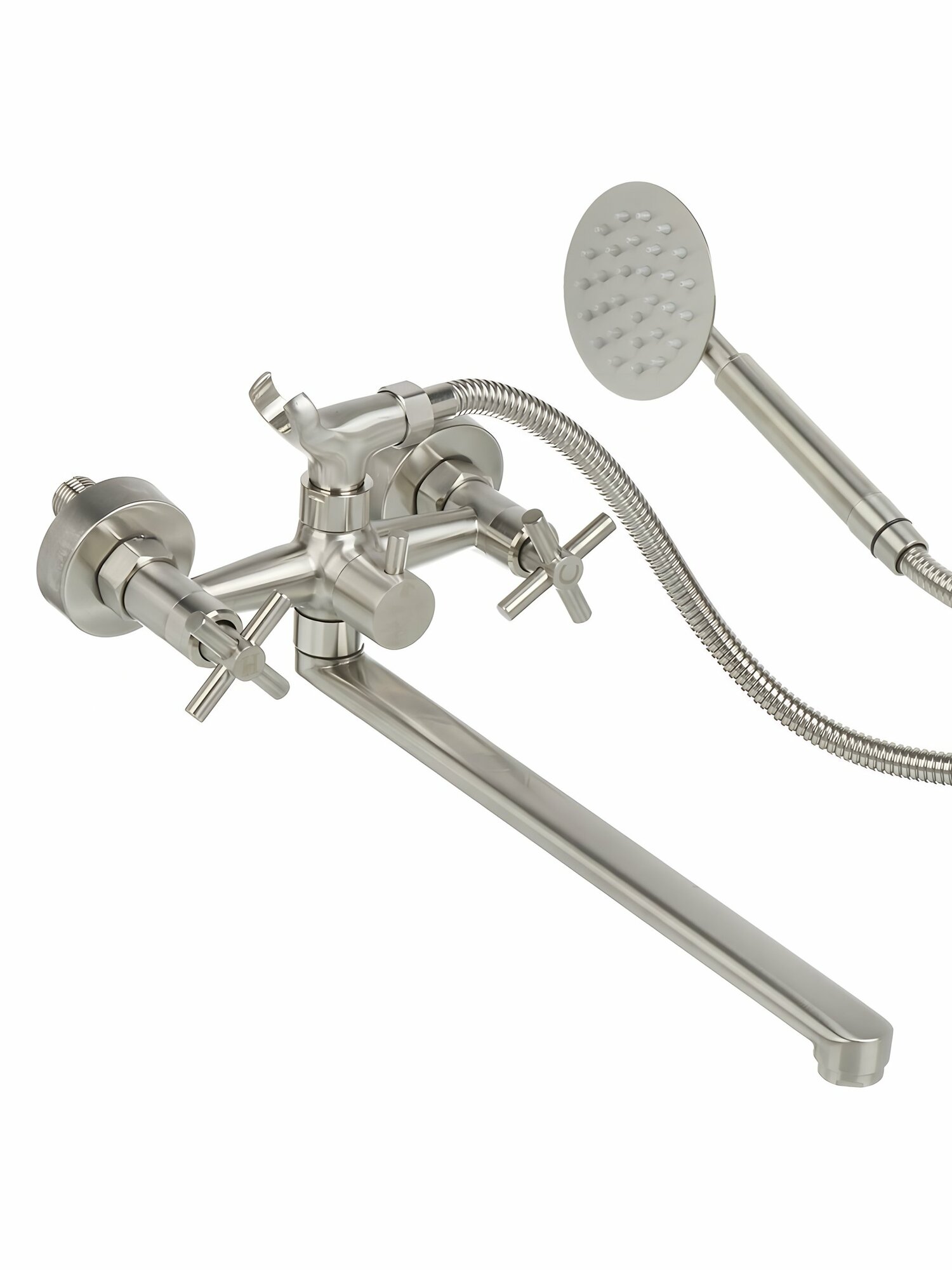 Aqwin Смеситель для ванны с душем с длинным изливом, кран в ванную