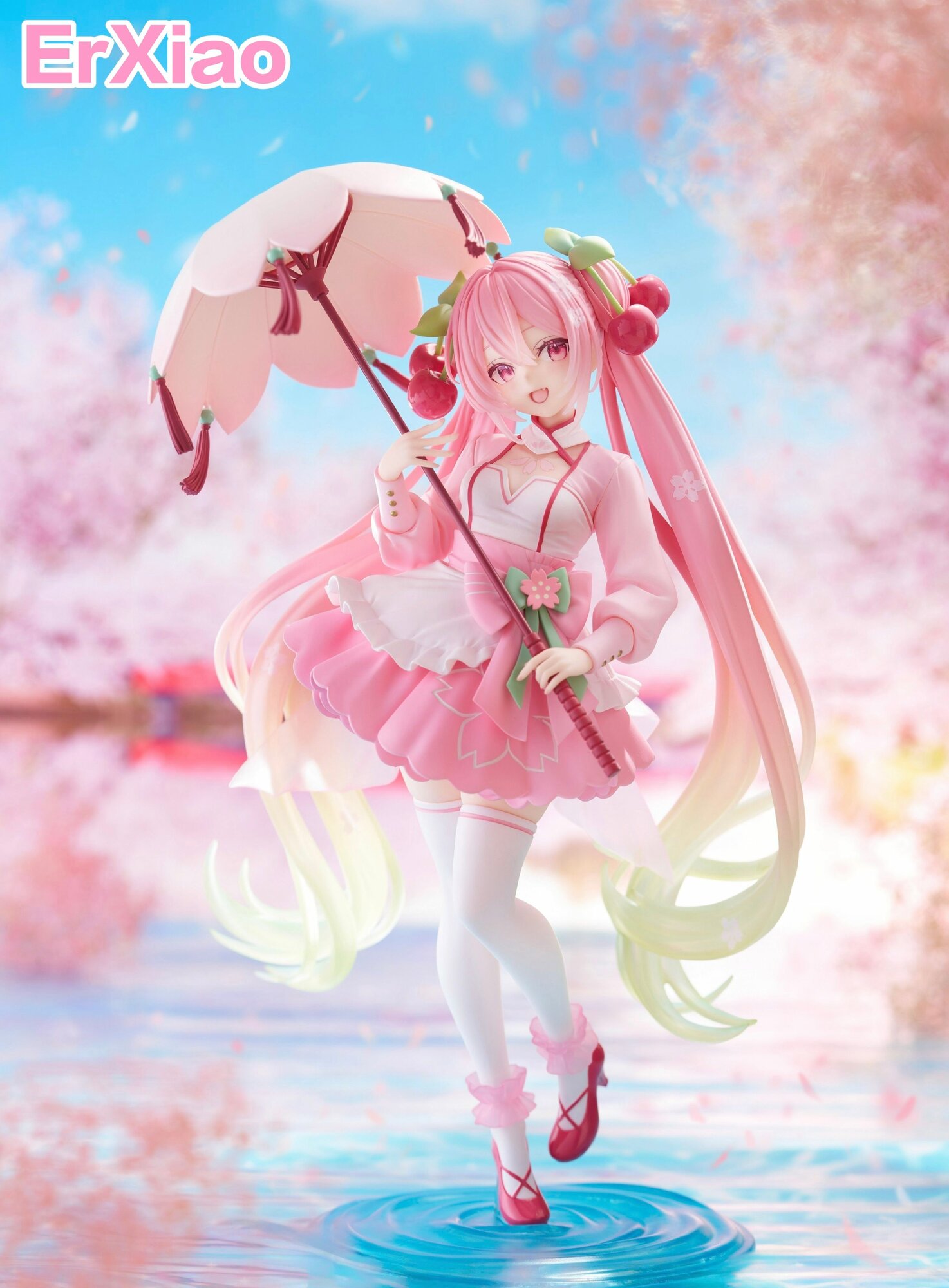 Фигурка TAiTO AMP+ , Хацунэ Мику / Hatsune Miku , Sakura Miku Sakura Dress Ver. 21cm