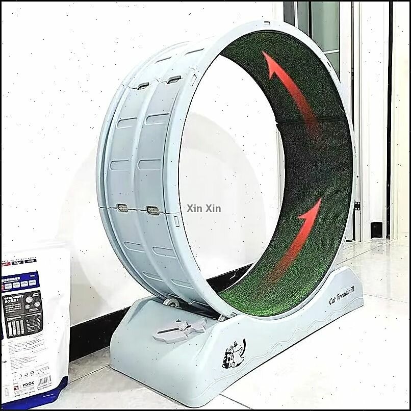 Беговая дорожка для кошек и собак, 120 см, серая