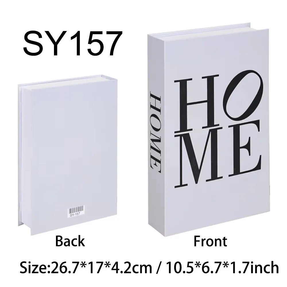 Искусственные книги, набор из 1 штуки Белый, OPEN, SY157