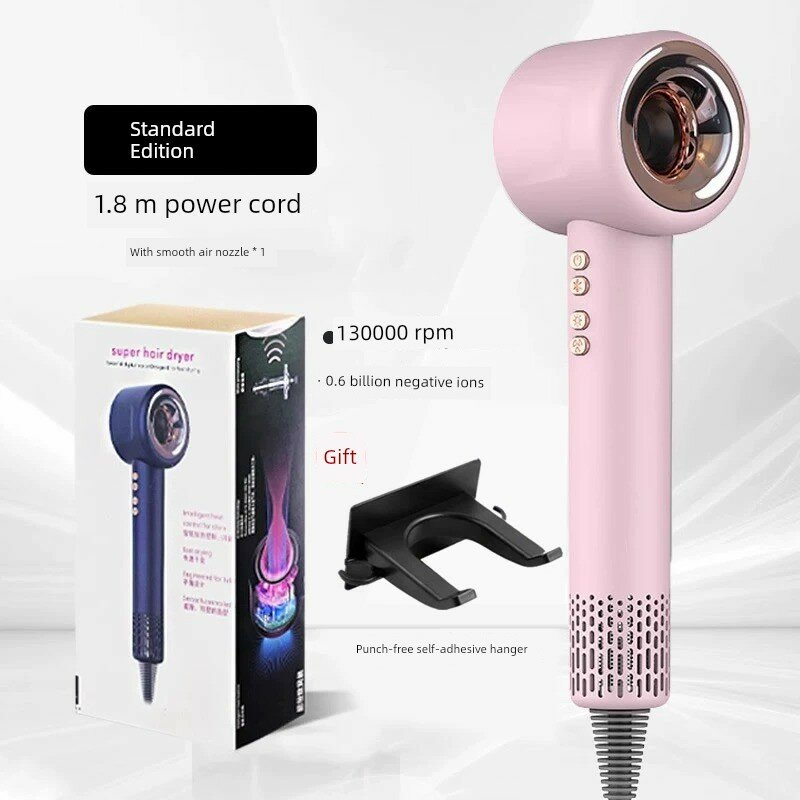 Безлистный фен 110 В, высокоскоростной фен, Китай, Тайвань, Гонконг, бытовой бесшумный уход за волосами, экспорт мелкой