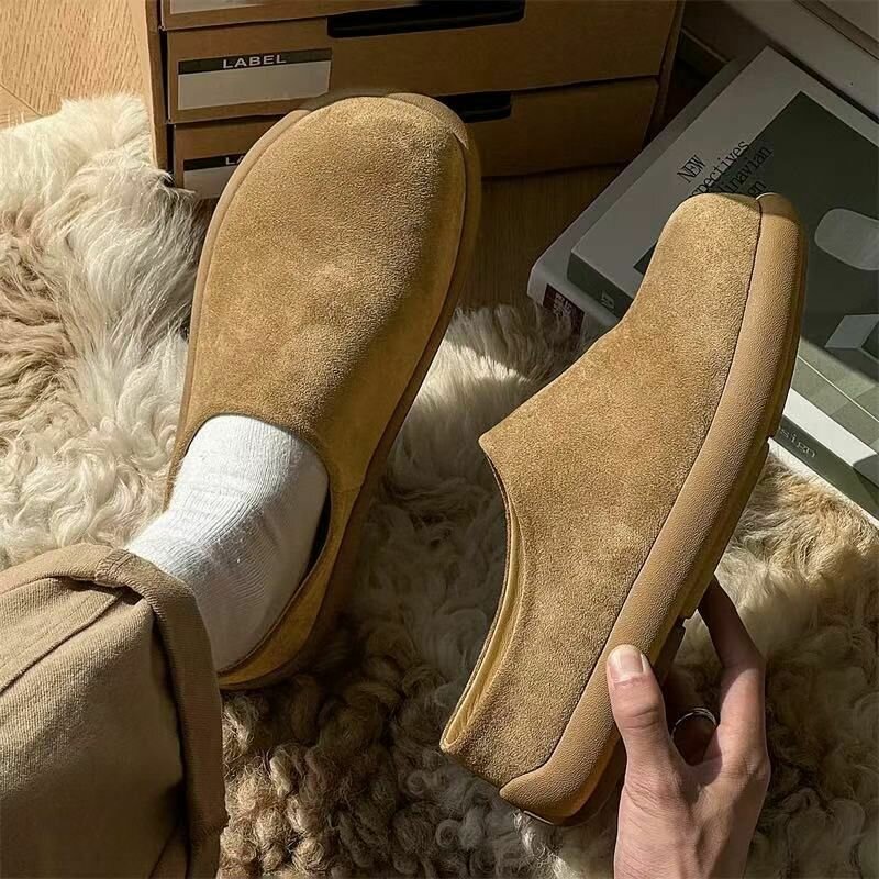 LUO Обувь мужская Зимняя для отдыха Нагретая плюшевой беркен/Camel-breathable shoes