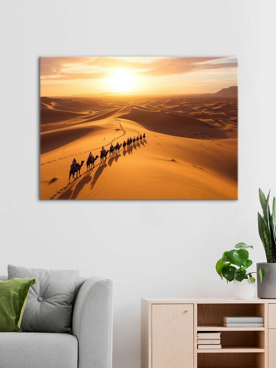 Картина на стену "Верблюды", 50х70 см
