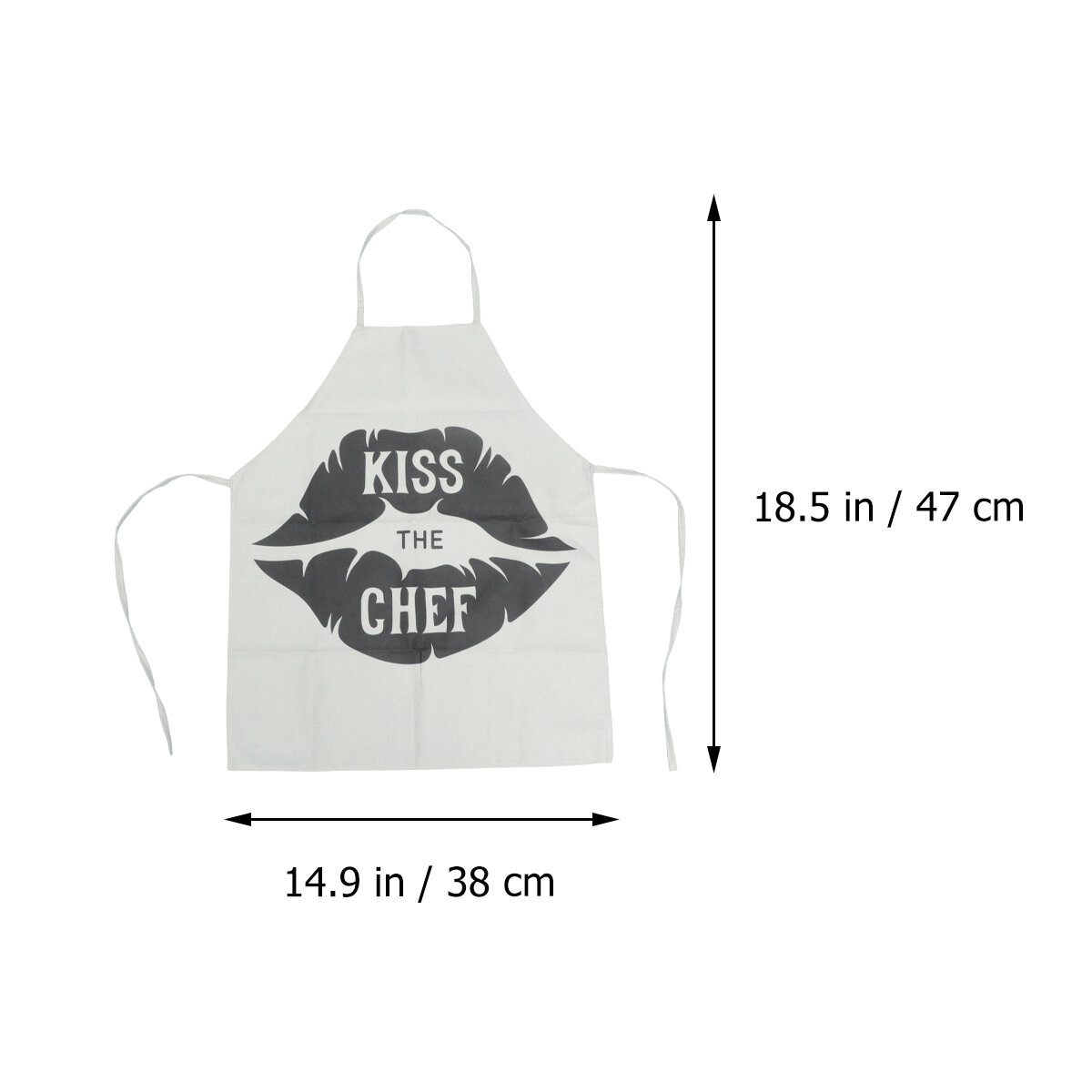 Фартук Для Кухни Из Хлопка И Льна С Творческим Дизайном 47*38*0.1Cm Подходит Для Мужчин И Женщин
