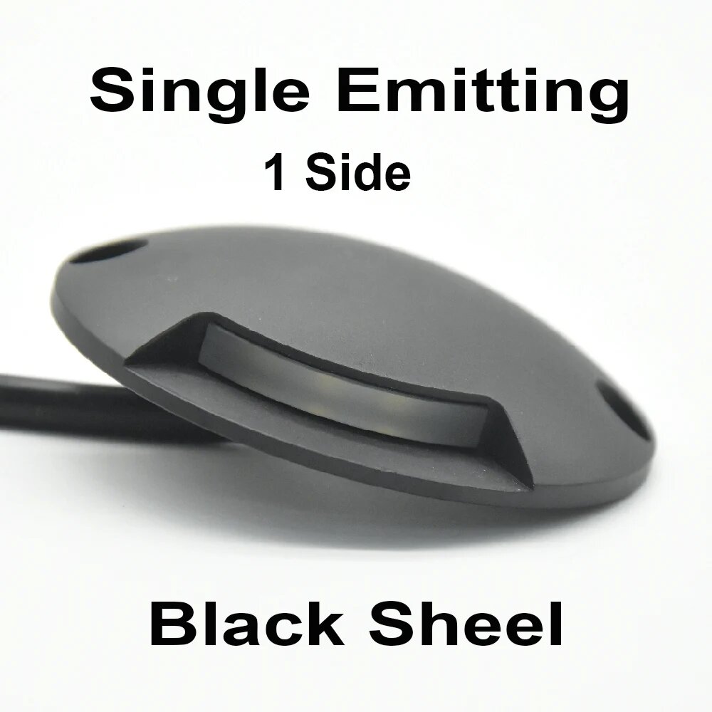 Светодиодный прожектор 1 Вт, черный, Black 1 Emiitting