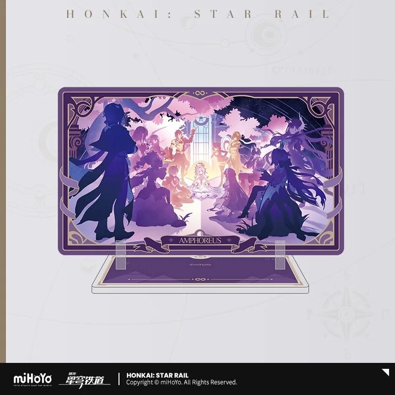 Акриловая подставка для фигурок Honkai: Star Rail Stelle Castorice Фиолетовый, In stock, Sunday