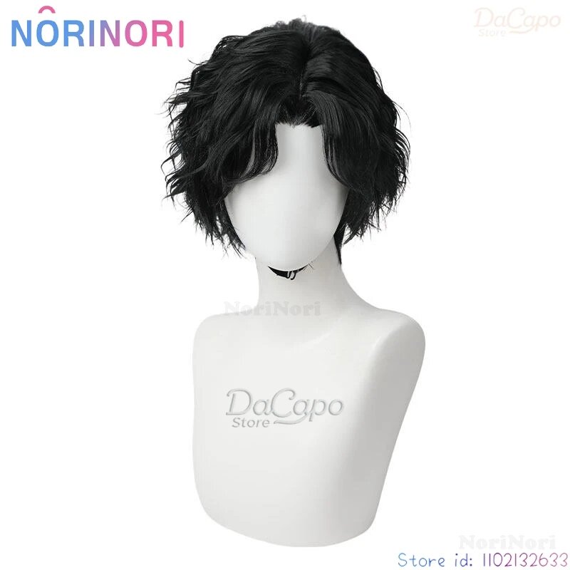 Черный косплей парик Пирот The Freak Circus, WIG, M
