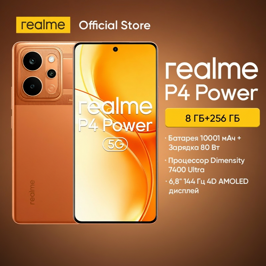 Смартфон Realme P4 Power 5G, 8/256ГБ