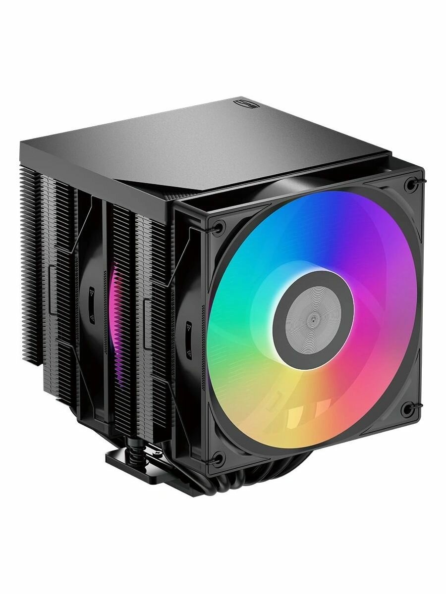 Устройство охлаждения (кулер) PCCOOLER RT620Pro TC, 4-pin, ARGB, 120мм, черный, retail rt620protc-bkawyx-gl