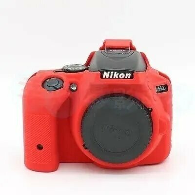 Защитный силиконовый чехол для фотоаппарата Nikon D5500/D5600 ультра-тонкая полимерная из мягкого качественного силикона