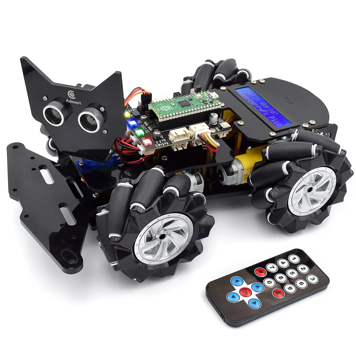 Робот-кар Adeept 4WD Mecanum для Raspberry Pi Pico