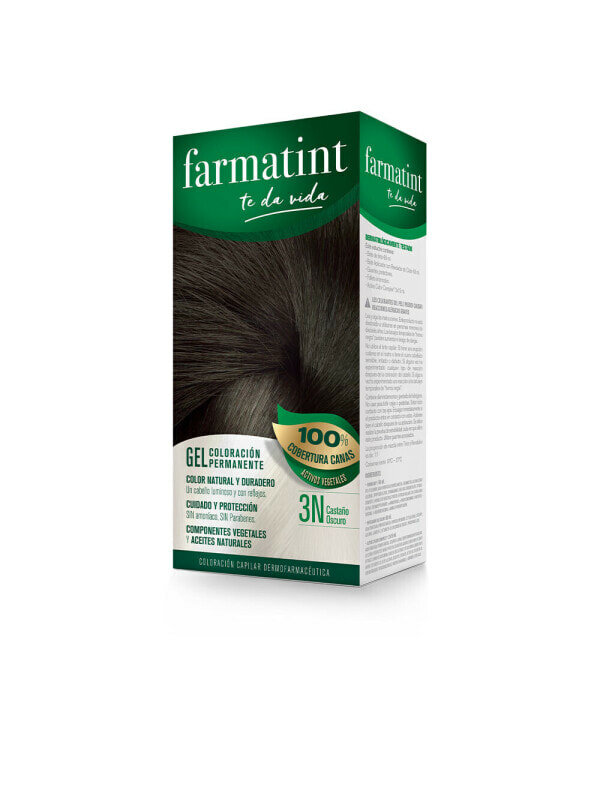 Farmatint Permanent Coloring Gel No. 3N Перманентный окрашивающий гель, оттенок темно-каштановый