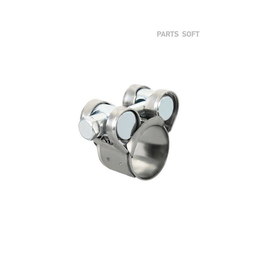 Хомут на патрубки KRAFT силовой 20-22 мм W2 (нержавеющая сталь) KRAFT KT 880514 | цена за 1 шт