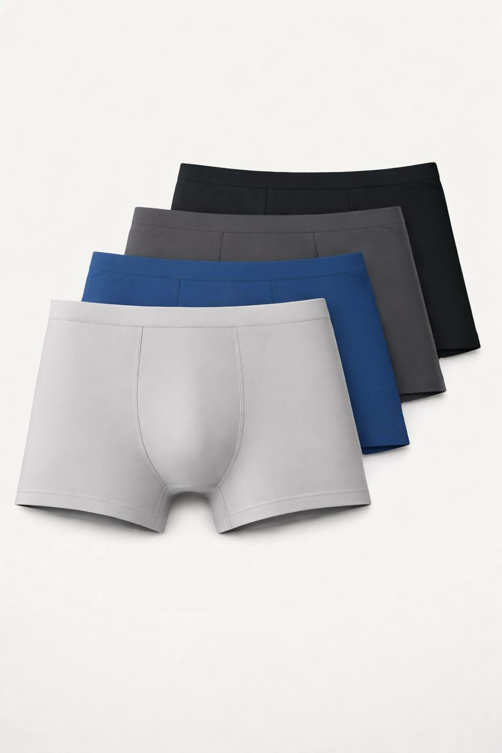 Трусы  комплект из хлопка, набор боксеров 4 штуки, комплект