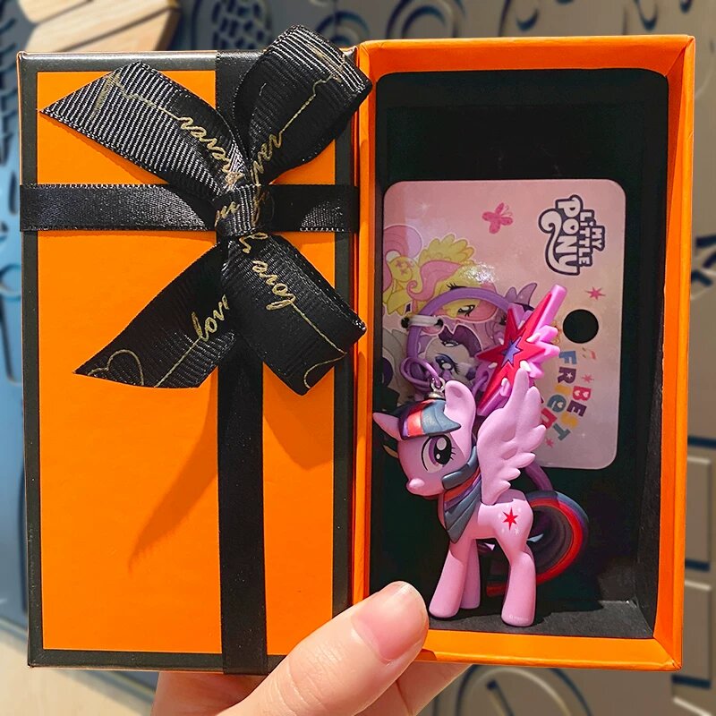 Ключен для My Little Pony - Твайлайт Спаркл с оранжевой подарочной коробкой, брелок для ключей