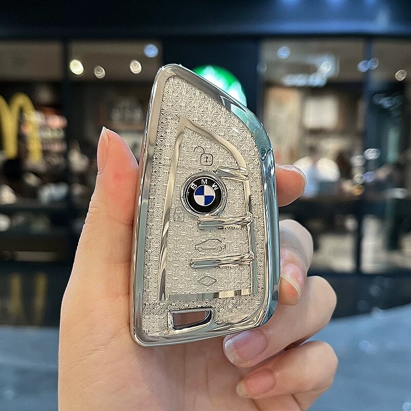 Ключевой брелок BMW B-Style для 5 серии в светло-роскошном белом цвете одиночный комплект