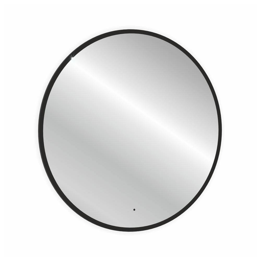 Зеркало Silver Mirrors Monaco-BLACK d1000 (бесконтактный сенсор, доп. упаковка)