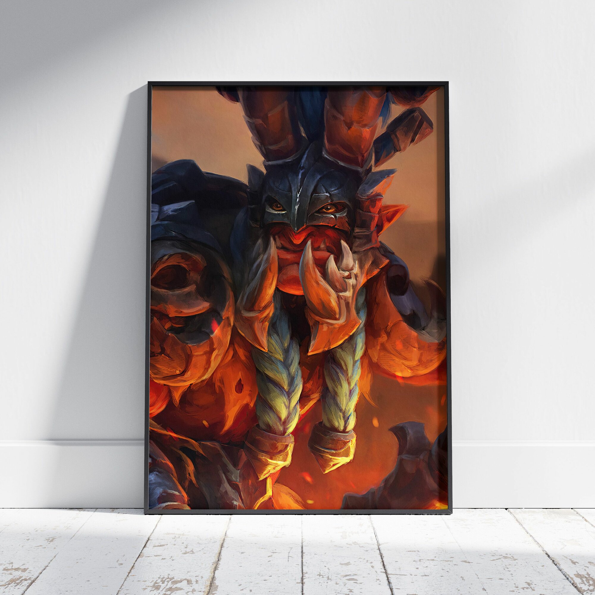 Плакат на стену для интерьера Dota 2 (Troll Warlord 4) - Постер по игре формата A3 (30х42 см)