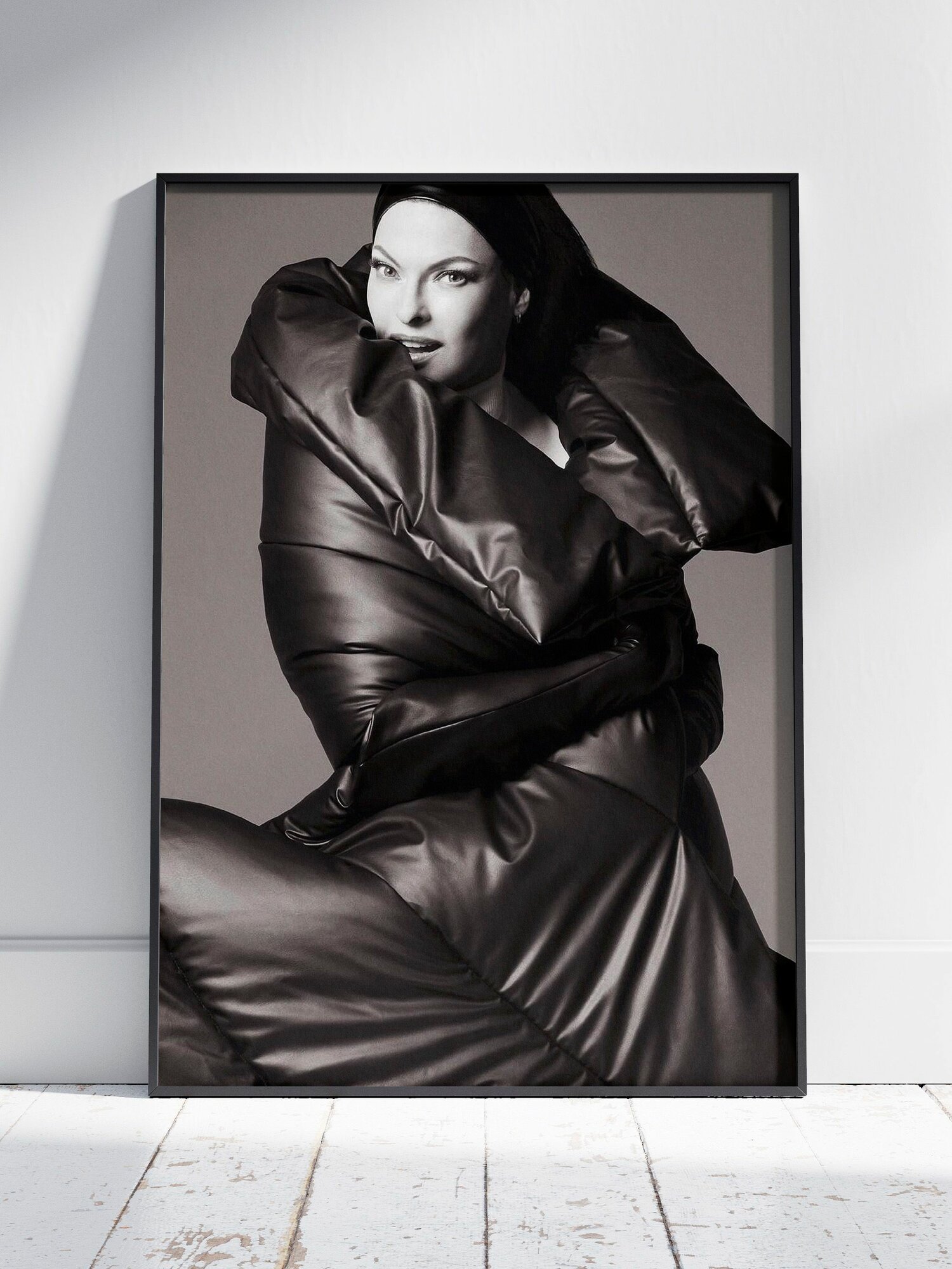 Плакат на стену для интерьера Линда Евангелиста (Linda Evangelista 40) - Постер по модели, бренду и моде формата A4 (21x30 см)