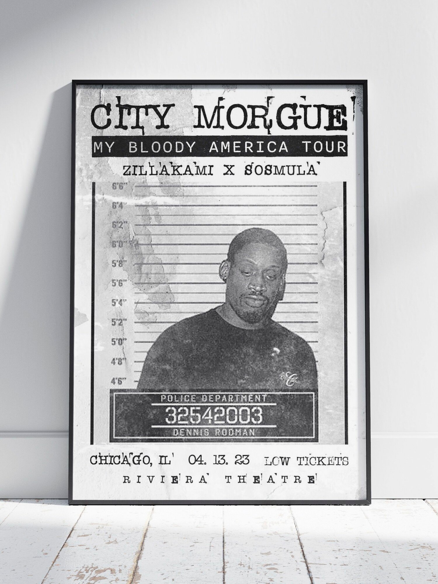 Плакат на стену для интерьера Сити Морг (City Morgue 16) - Постер по музыке и артисту формата A4 (21x30 см)