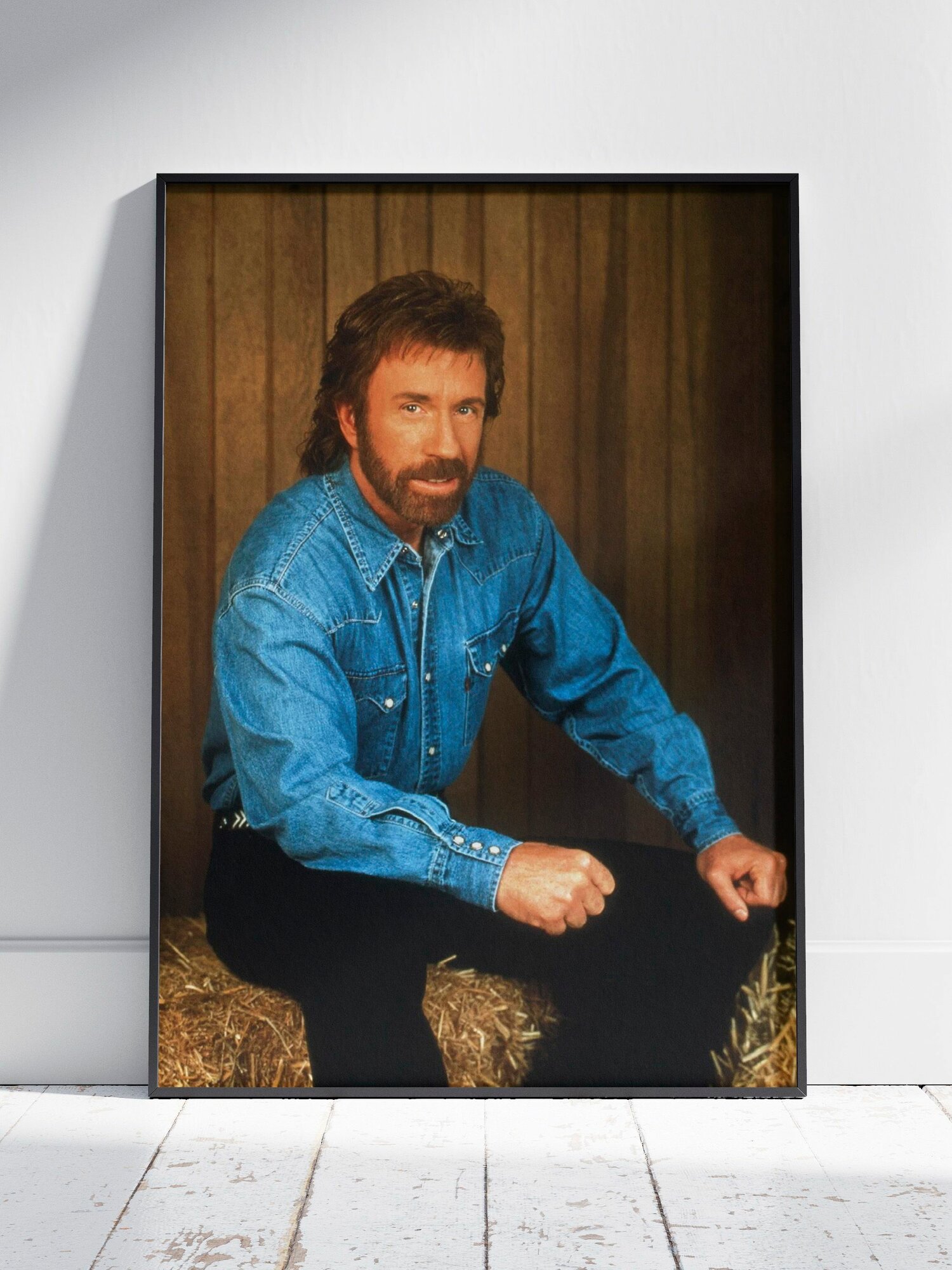 Плакат на стену для интерьера Чак Норрис (Chuck Norris 18) - Постер по актеру фильма, кино, сериала формата A4 (21x30 см)