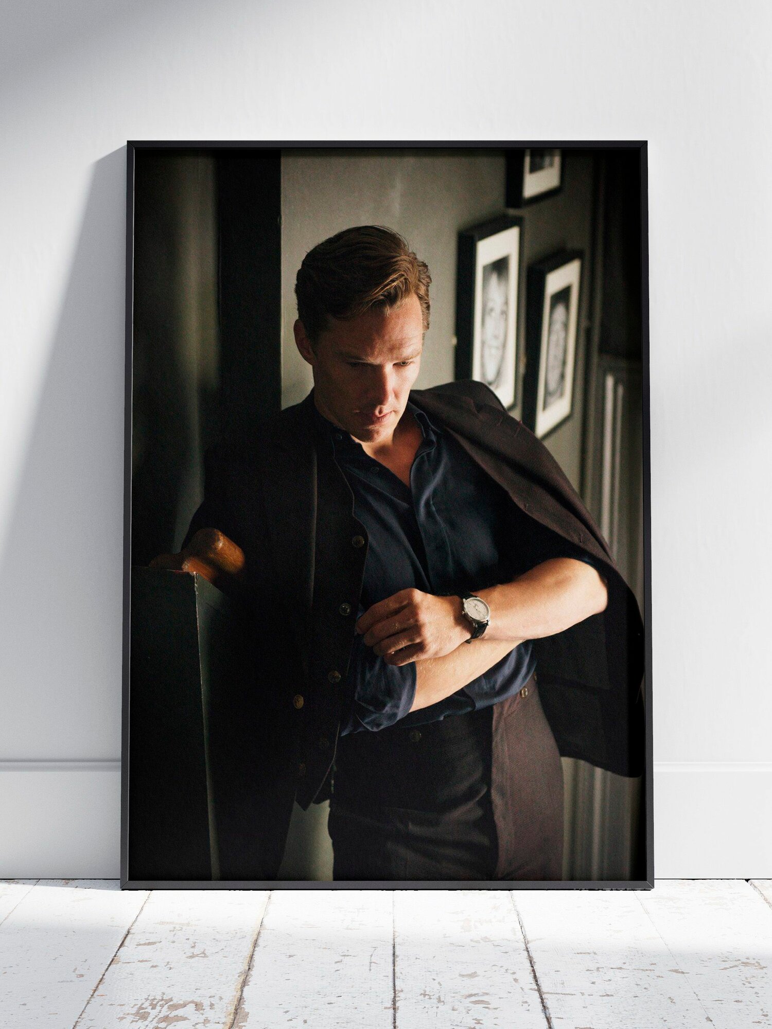 Плакат на стену для интерьера Бенедикт Камбербэтч (Benedict Cumberbatch 32) - Постер по актеру фильма, кино, сериала формата A4 (21x30 см)
