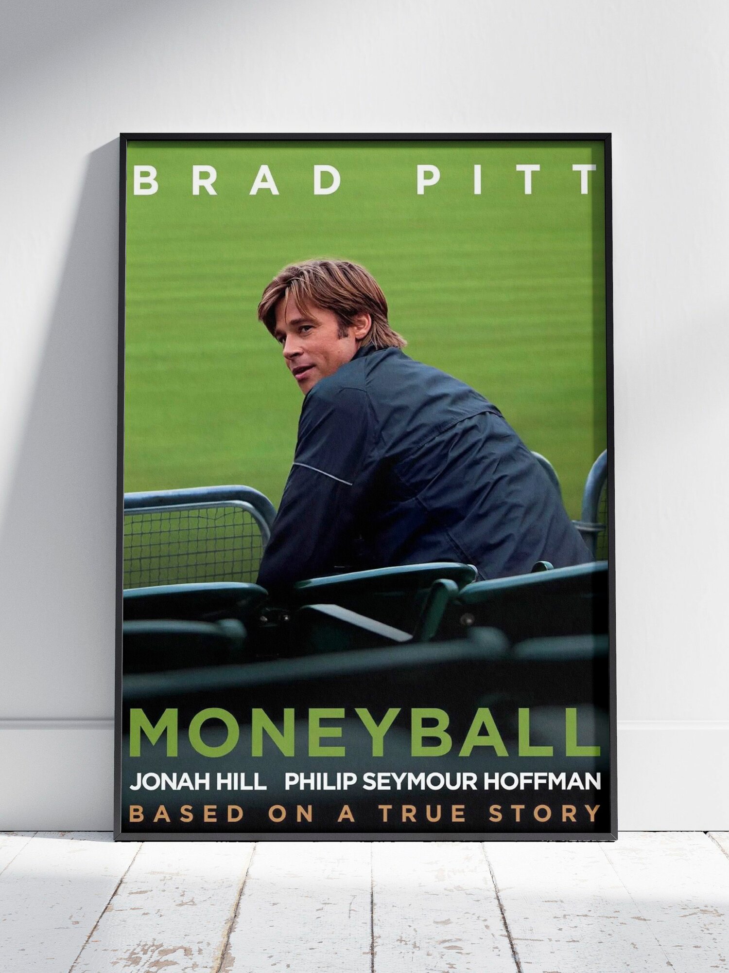 Плакат на стену для интерьера Брэд Питт (Brad Pitt 15) - Постер по актеру фильма, кино, сериала формата A4 (21x30 см)
