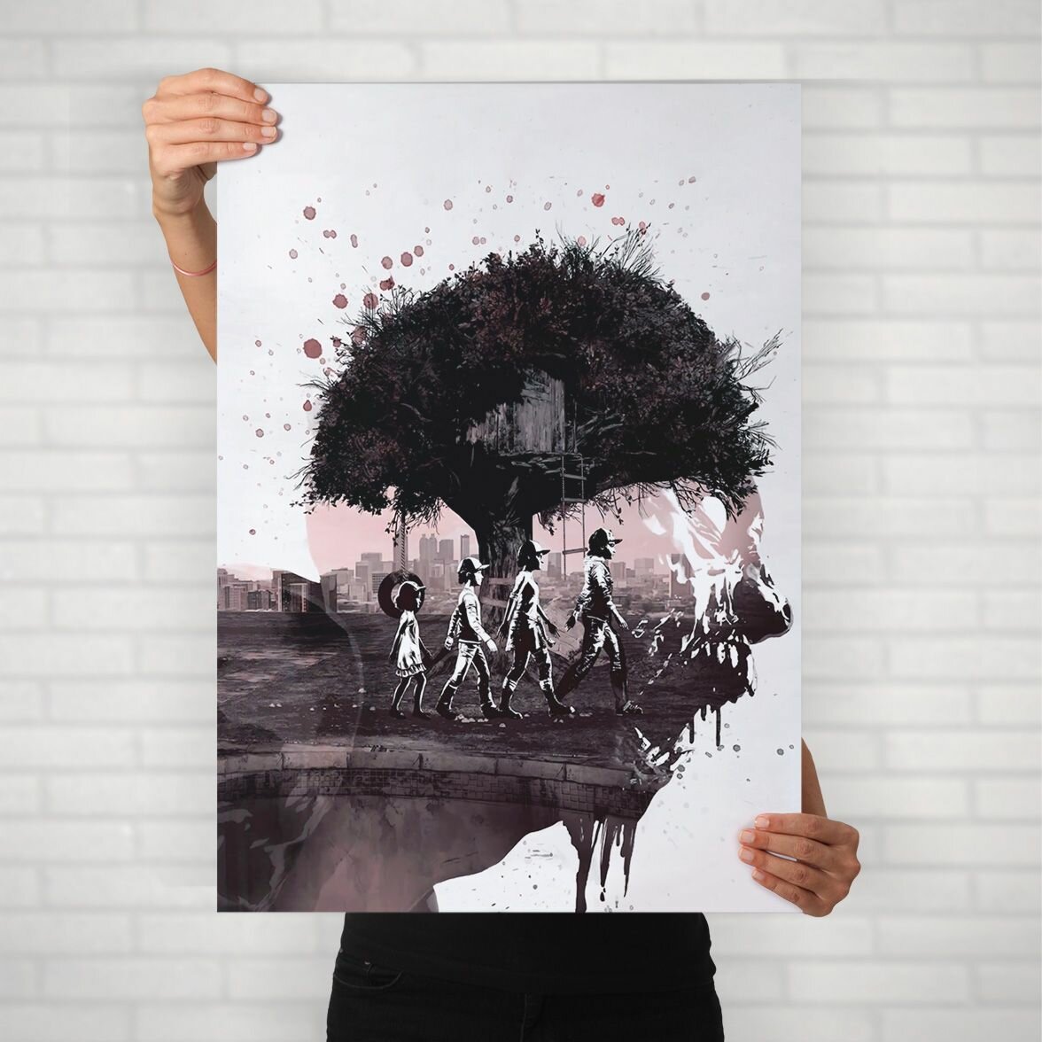 Плакат на стену для интерьера The Walking Dead (Клементина 9) - Постер по игре формата А2 (42x60 см)