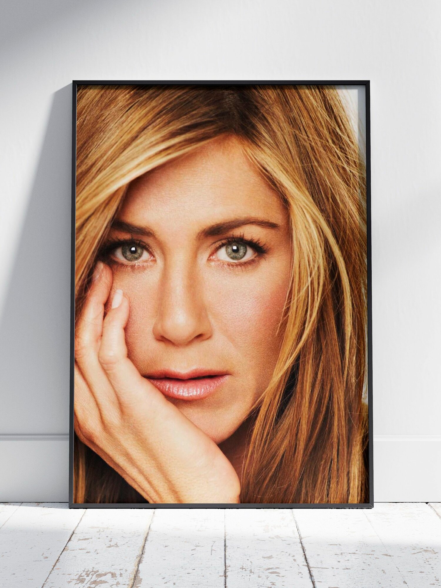 Плакат на стену для интерьера Дженнифер Энистон (Jennifer Aniston 37) - Постер по актеру фильма, кино, сериала формата A4 (21x30 см)