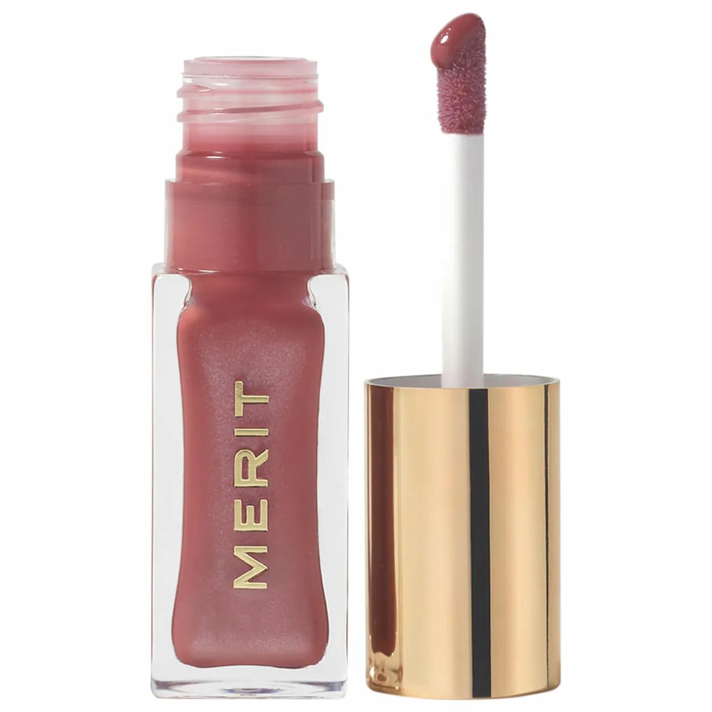 MERIT Увлажняющее тонирующее масло для губ Shade Slick Hydrating Tinted Lip Oil (Twin Set) 7 мл