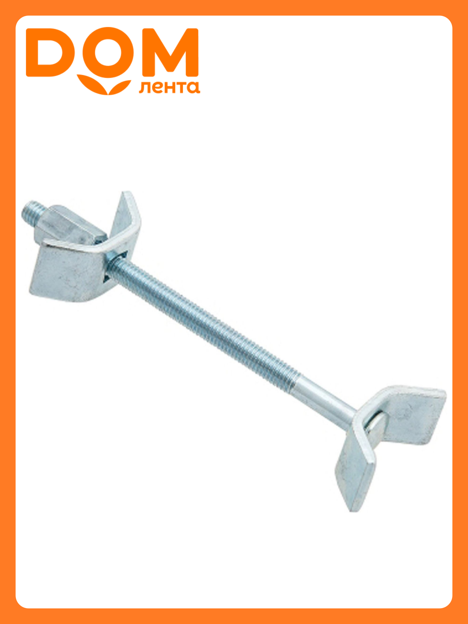 Стяжка столешницы Element, оцинкованная, сталь, серебристая, 1 шт