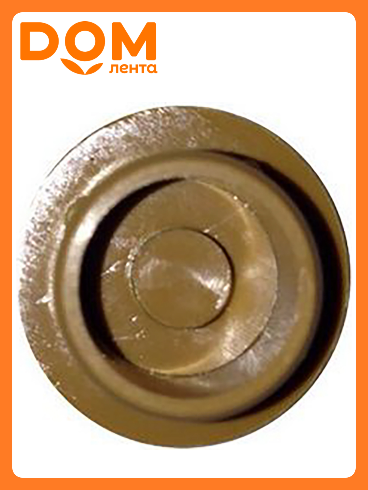 Заглушки Европартнер Element, коричневые, полиэтилен, 14мм, 50шт