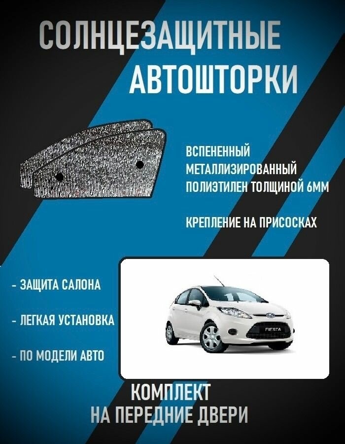 Автошторки на Ford Fiesta (2008-2012) хэтч 5-дверный