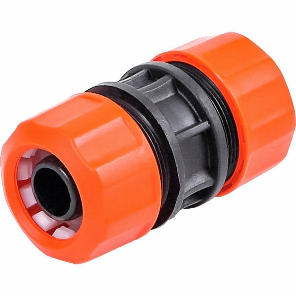 Муфта соединительная Жук 3/4"-3/4" для поливочного шланга, пластиковая, артикул 0635-00, Россия