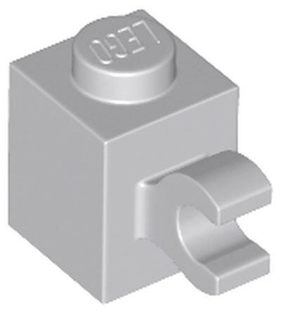 Деталь Lego 60476 Brick, Modified 1 x 1 with Clip (Horizontal Grip)