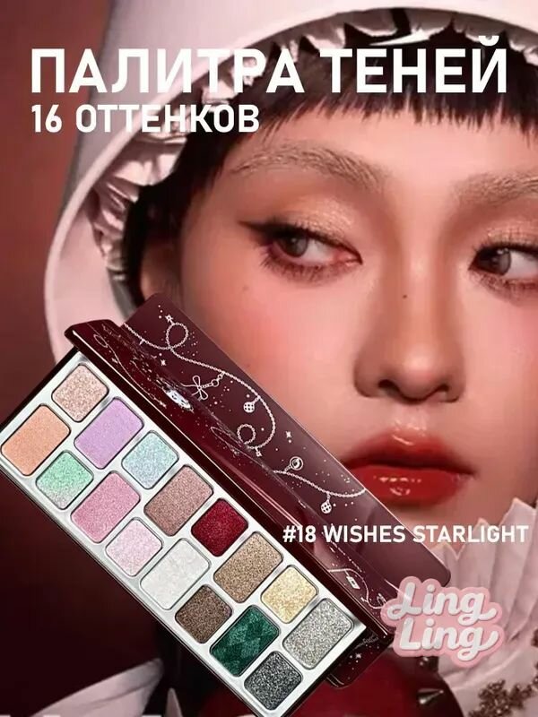 Палитра теней для век CHEERYEP (QIANYAN) Natural Star Eye - 07#Closer