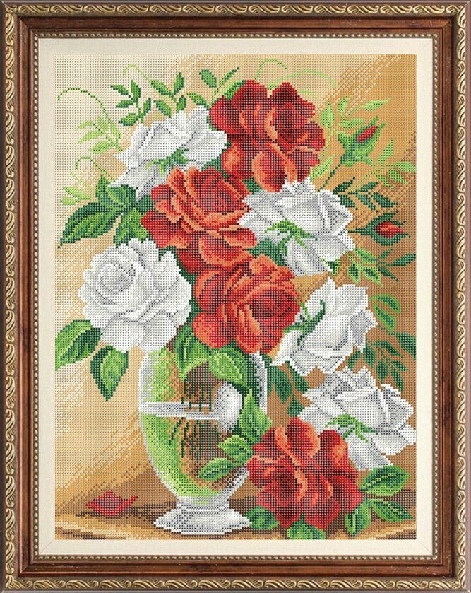 Схема для вышивки бисером "Прекрасный букет "