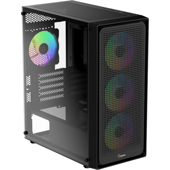 Minitower Ocypus Black MicroATX без БП