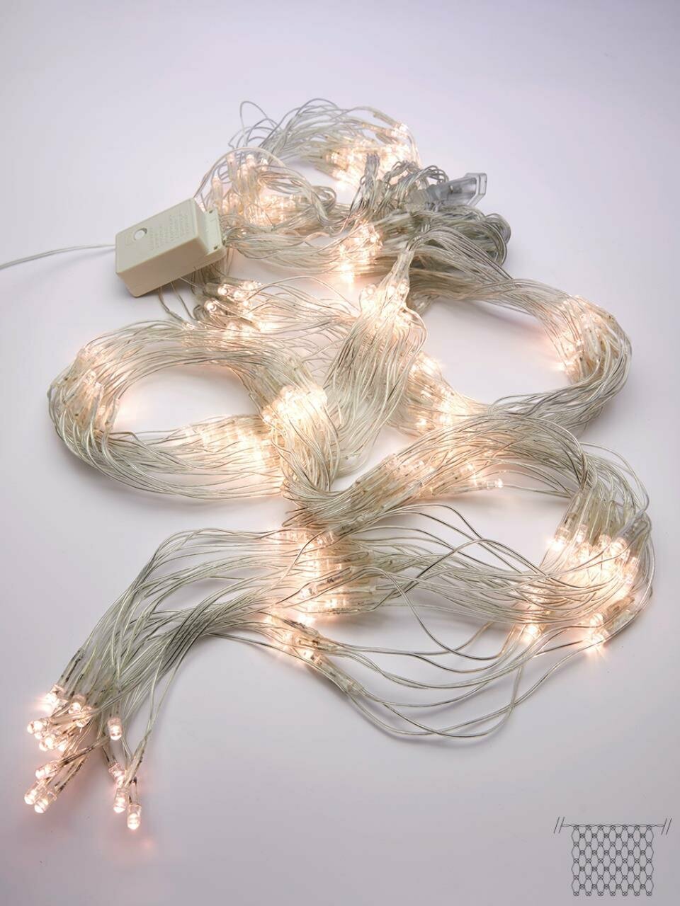 Электрогирлянда новогодняя Feron, серия CL30, 32360, 12W, LED