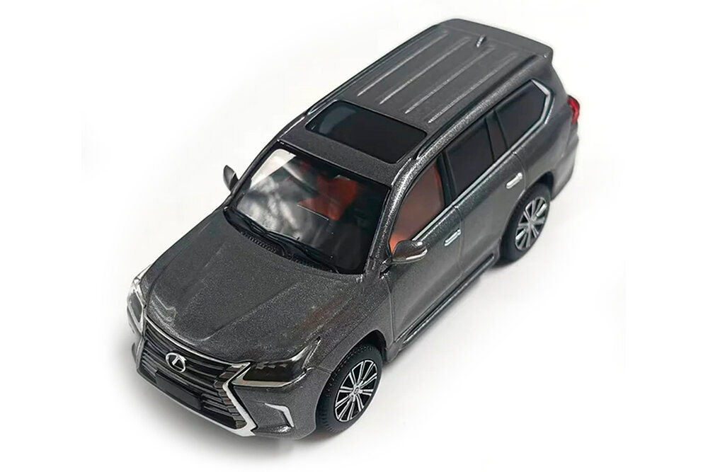 Модель коллекционная PAUDI Lexus LX570 dark grey / лексус ЛХ570 темно-серый (длина 7-10 см)