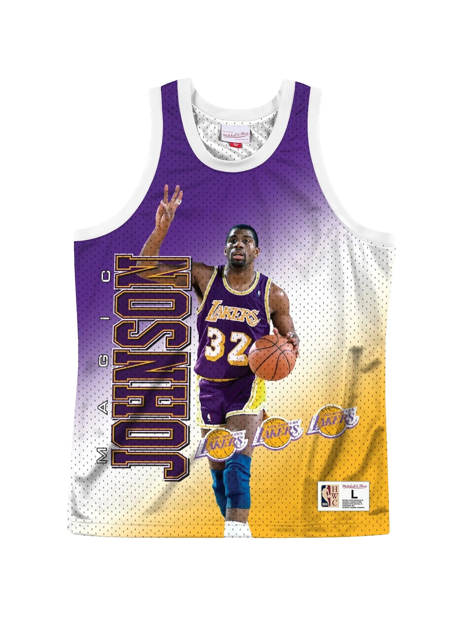 Топ Los Angeles Lakers Magic Johnson Behind The Back NBA