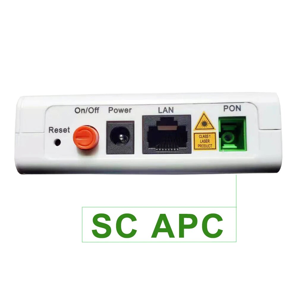 ZHWCOMM F601 GPON ONT 1GE, Цвет 5 SC APC no power