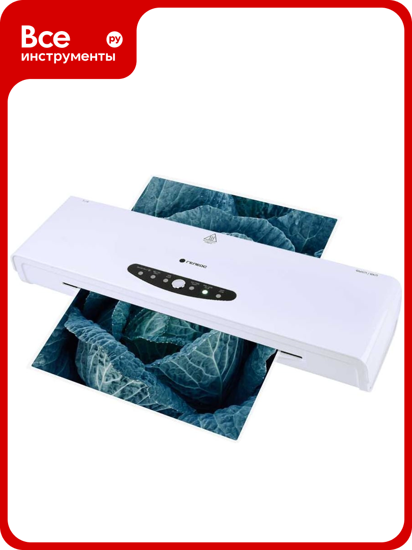 Ламинатор гелеос ЛМ A3-4В А3 формат 4 вала горячее и холодное ламинирование фольгирование плёнка 60-250 мкм ЛМА34В