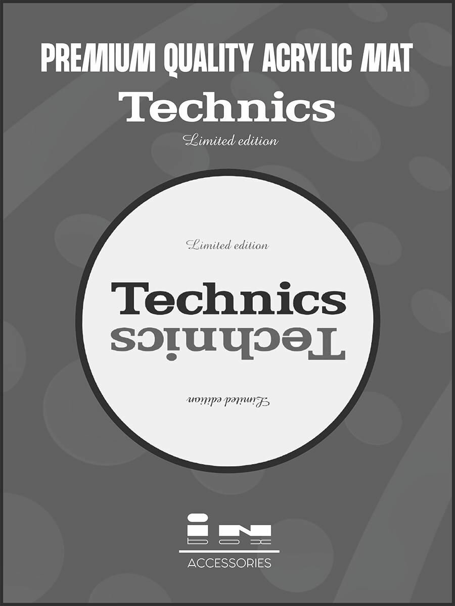 Мат (слипмат) акриловый Technics white для проигрывателя винила